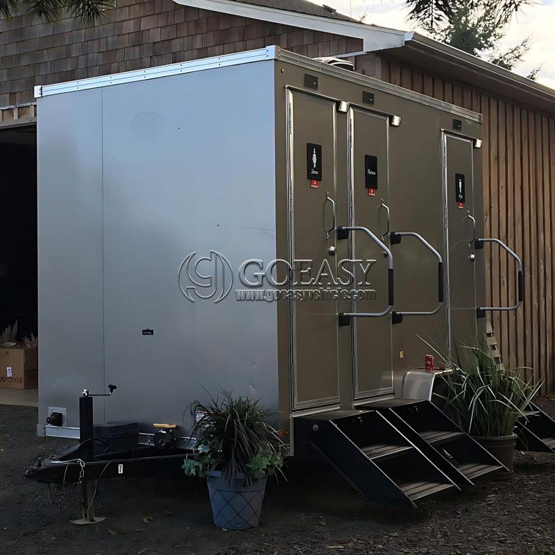 12.5FT Portable Toilet Trailer | Travel Toilet Trailer & Outdoor ...